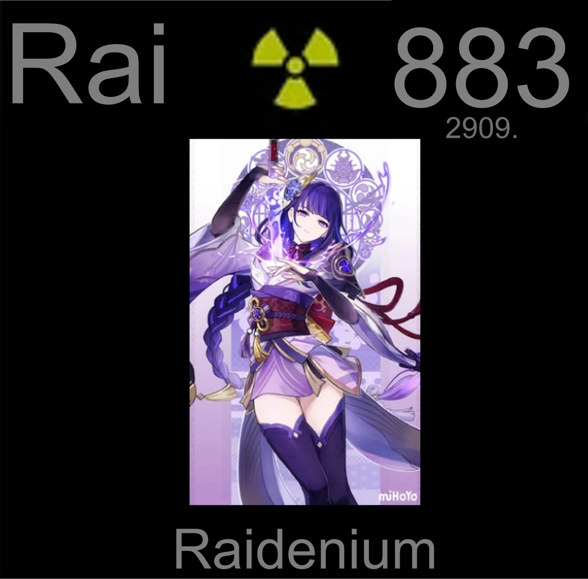 Raidenium | Fandomium, Fan-Made Elements Wiki | Fandom