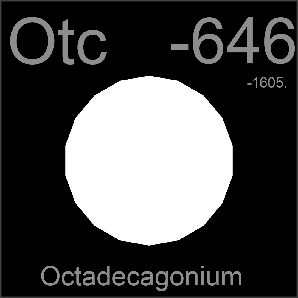 Octadecagonium | Fandomium, Fan-Made Elements Wiki | Fandom