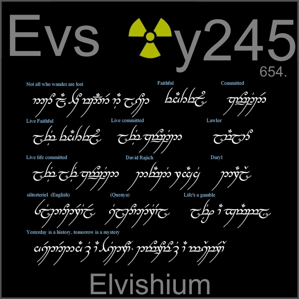 Elvishium | Fandomium, Fan-Made Elements Wiki | Fandom