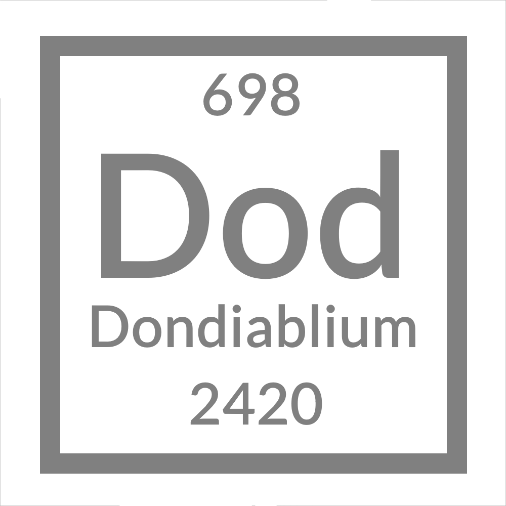 Dondiablium | Fandomium, Fan-Made Elements Wiki | Fandom