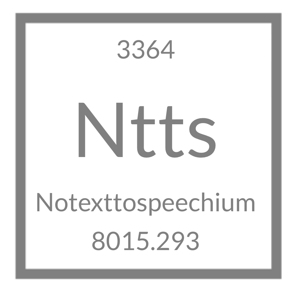 Notexttospeechium | Fandomium, Fan-Made Elements Wiki | Fandom