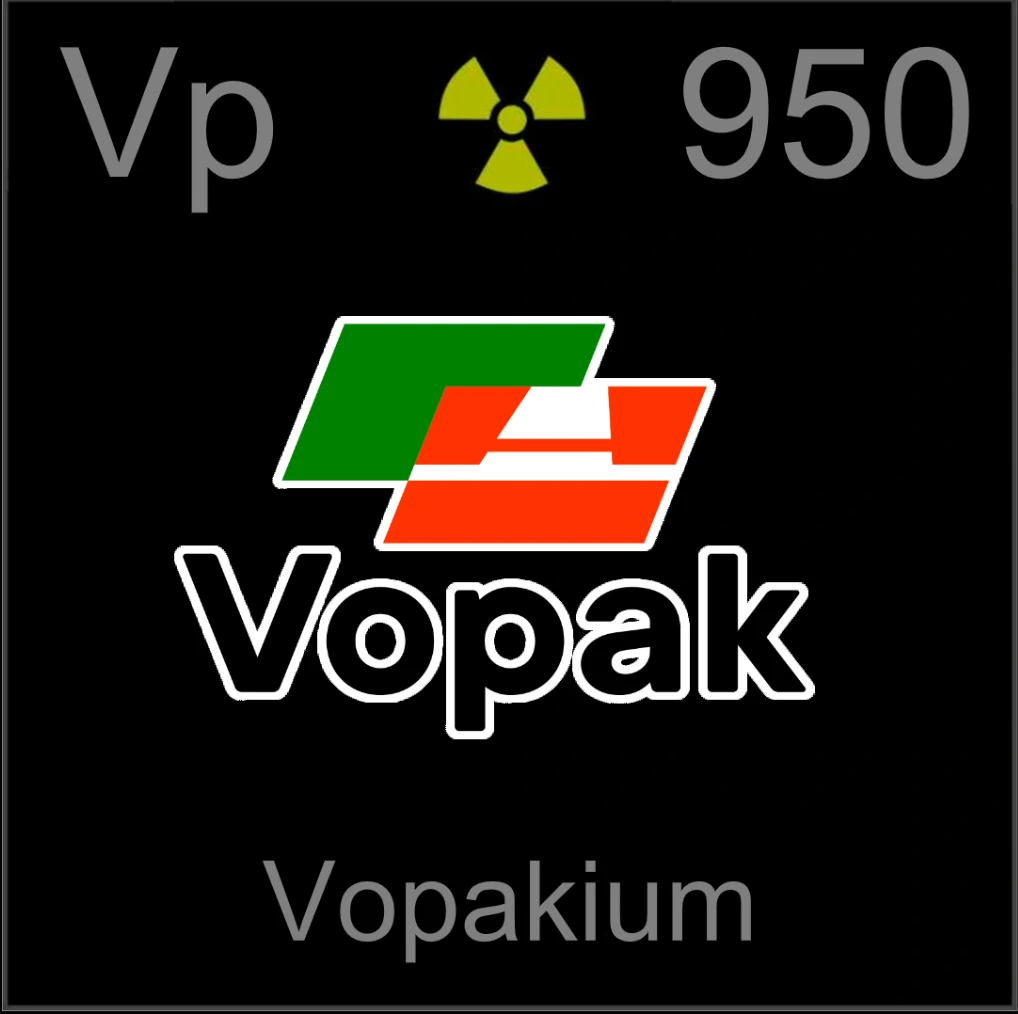 Vopakium | Fandomium, Fan-Made Elements Wiki | Fandom