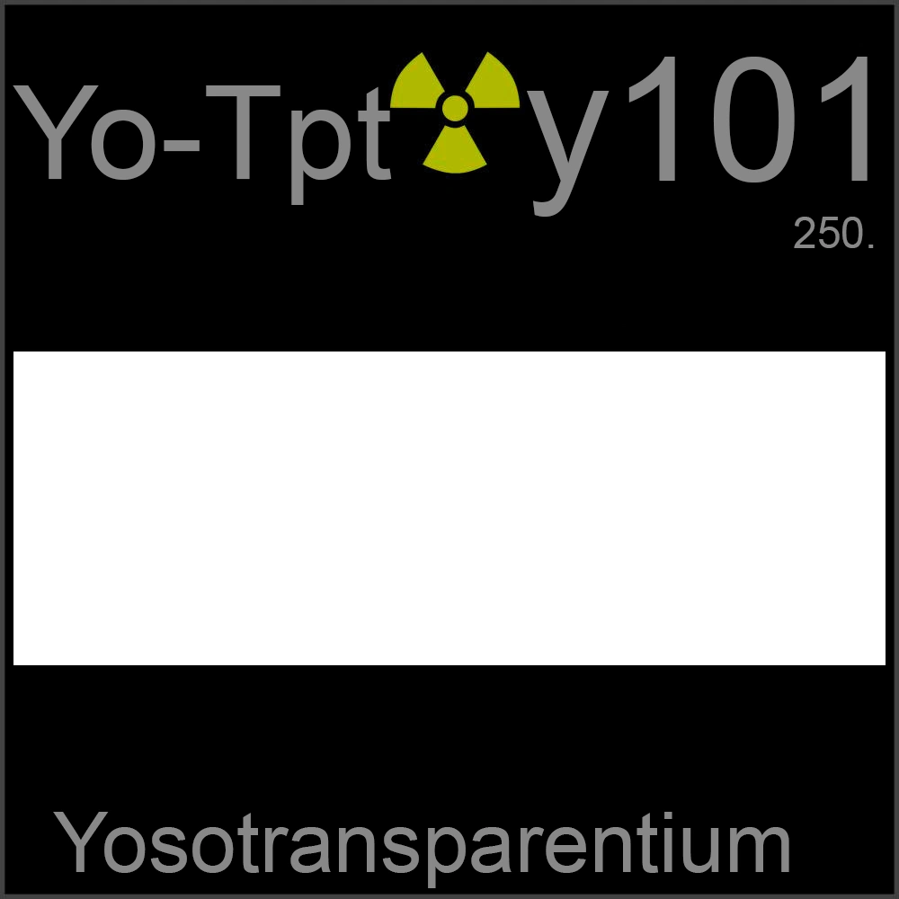 Yosotransparentium | Fandomium, Fan-Made Elements Wiki | Fandom