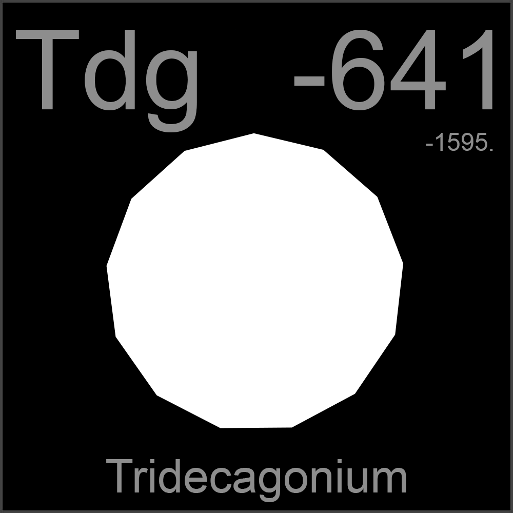 Tridecagonium | Fandomium, Fan-Made Elements Wiki | Fandom