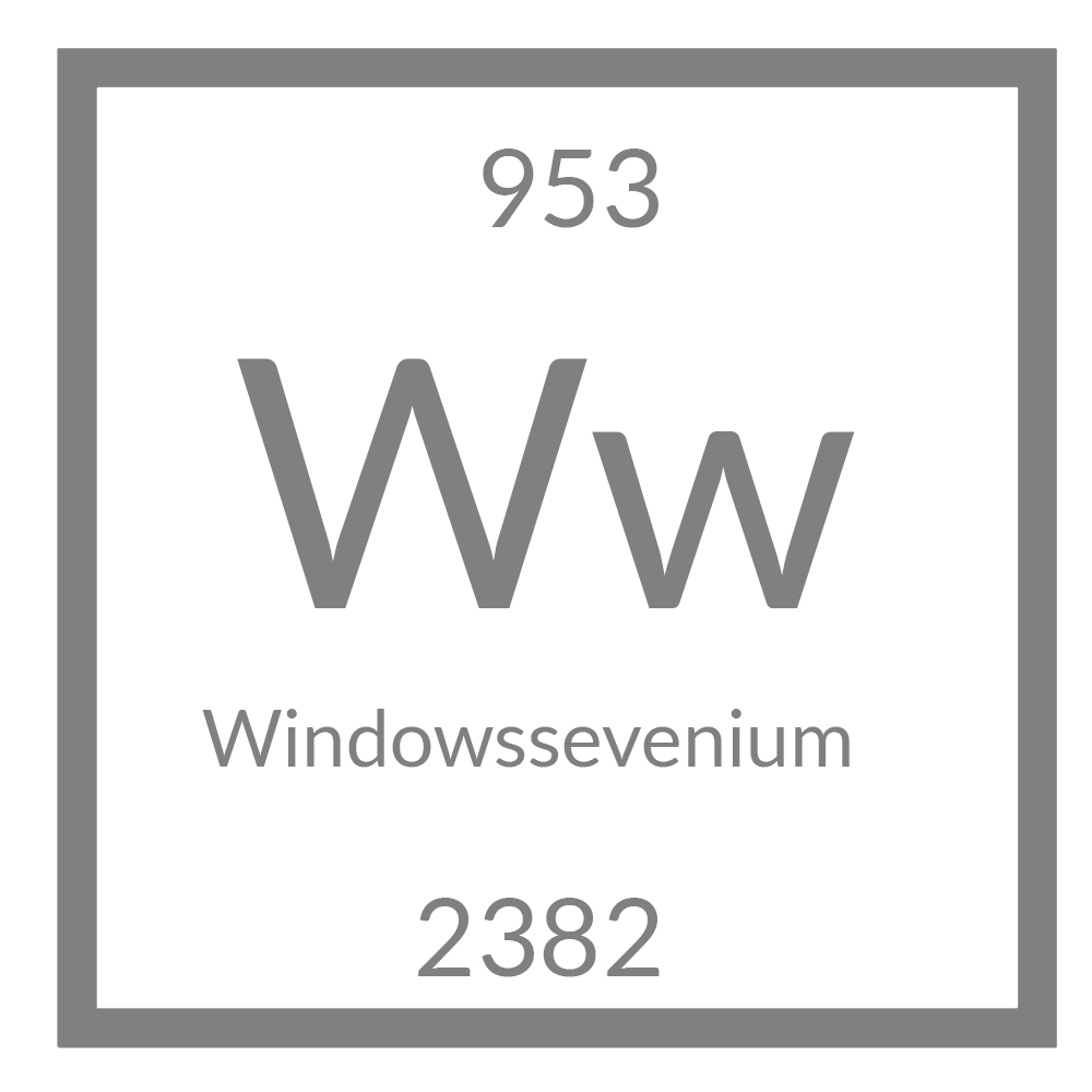 Windowssevenium | Fandomium, Fan-Made Elements Wiki | Fandom