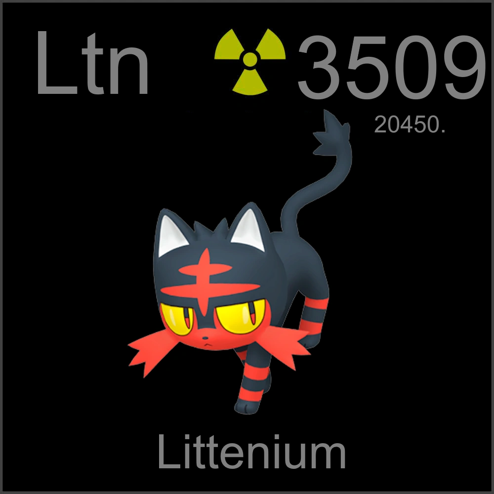 Littenium | Fandomium, Fan-Made Elements Wiki | Fandom