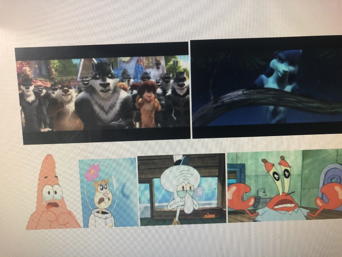 Grey and Bianca Angry at Patrick Star, Squidward, Sandy & Mr. Krabs ...