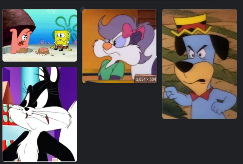 Penelope Pussycat Huckle Berryhound Fifi La Fume Angry at Patrick Star ...