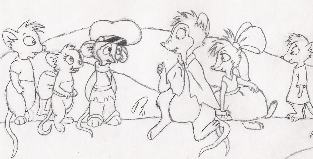 secret of nimh coloring pages