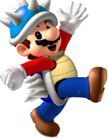 Spiny Mario | Wiki Fanintendo | Fandom