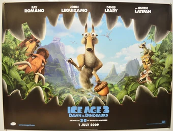 Ice Age Dawn Of The Dinosaurs Movie Poster