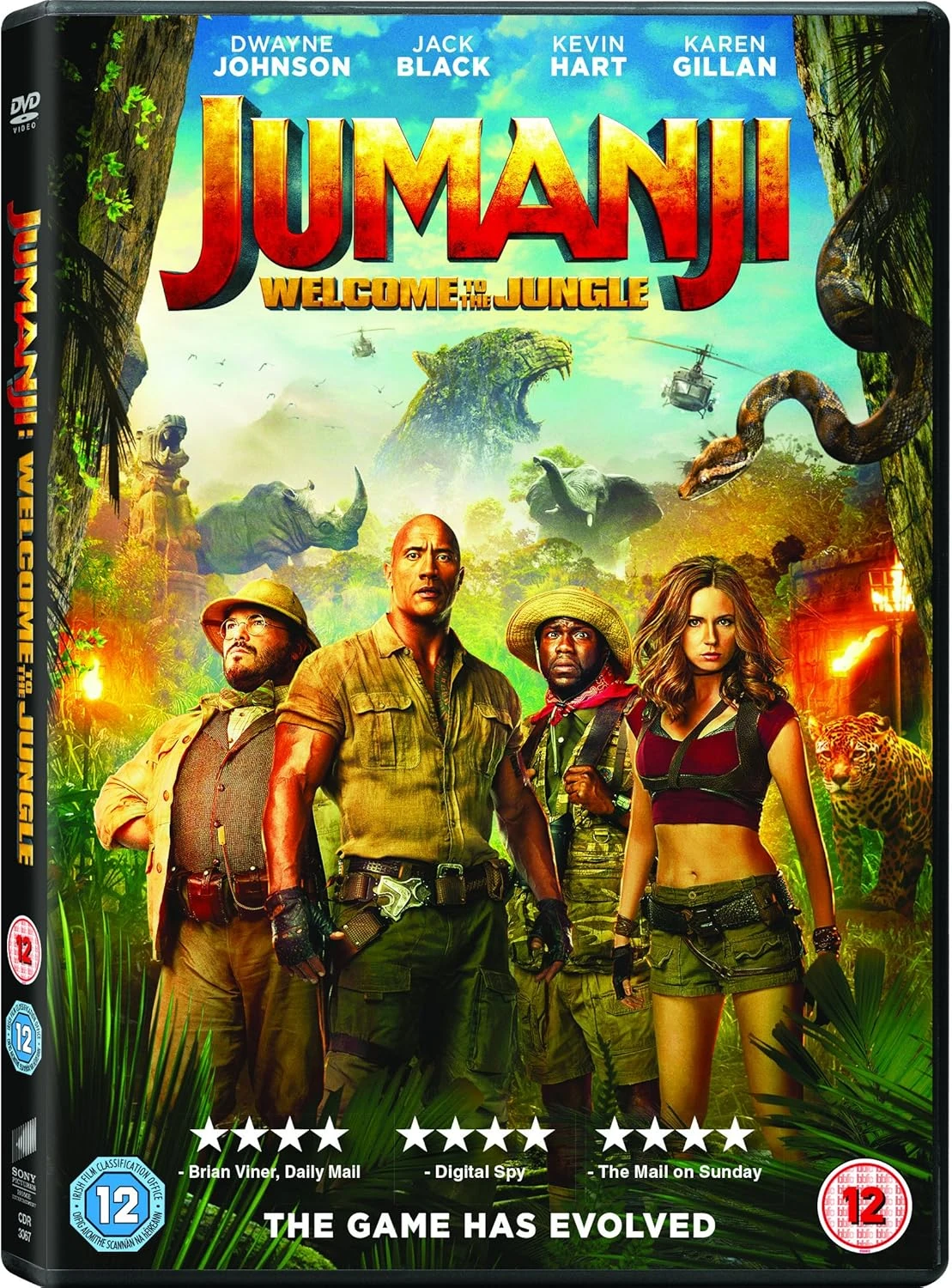 Opening to Jumanji: Welcome to the Jungle (2017) UK DVD (2018 ...