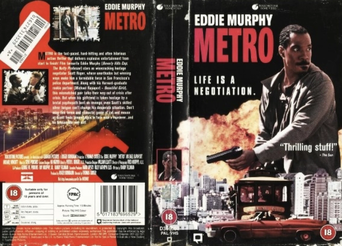 Opening to Metro (1997) UK Rental VHS (1997) | Fanmade Home Media Releases Wiki | Fandom