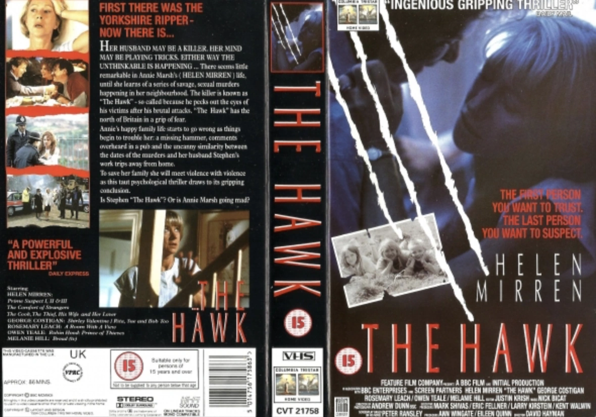 Opening to The Hawk (1993) UK Rental VHS (1994) | Fanmade Home Media ...