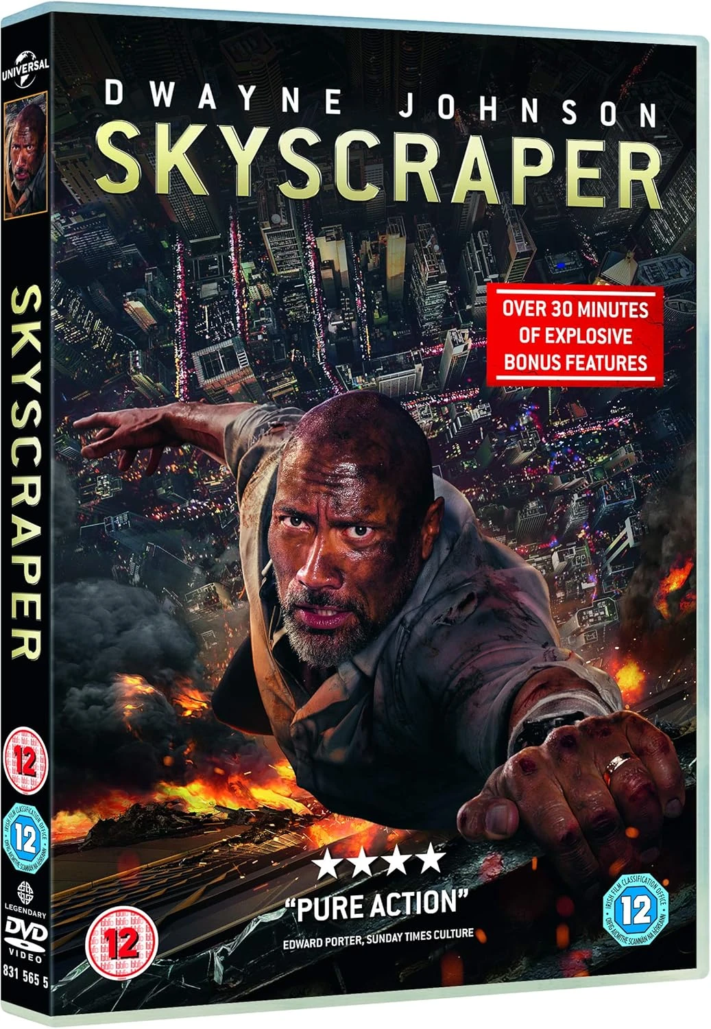 Opening to Skyscraper (2018) UK DVD (2018) | Fanmade Home Media ...