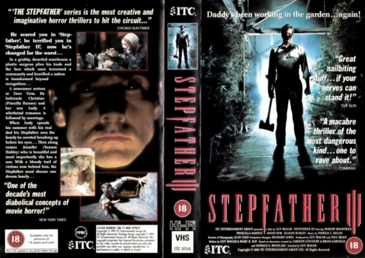 Opening to Stepfather III (1992) UK Rental VHS (1992) | Fanmade Home Media Releases Wiki | Fandom