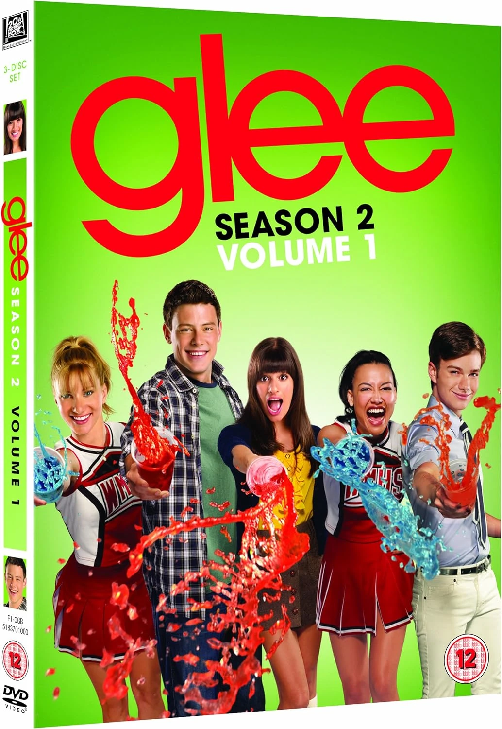 Opening to Glee: Season 2 Volume 1 UK DVD (2011) | Fanmade Home Media ...