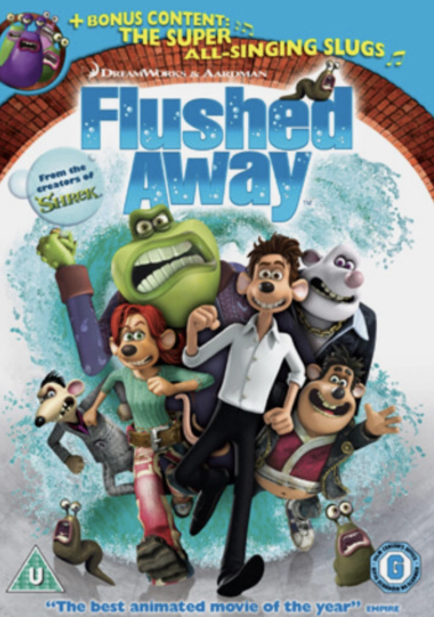 Opening to Flushed Away (2006) UK DVD (2007) | Fanmade Home Media ...