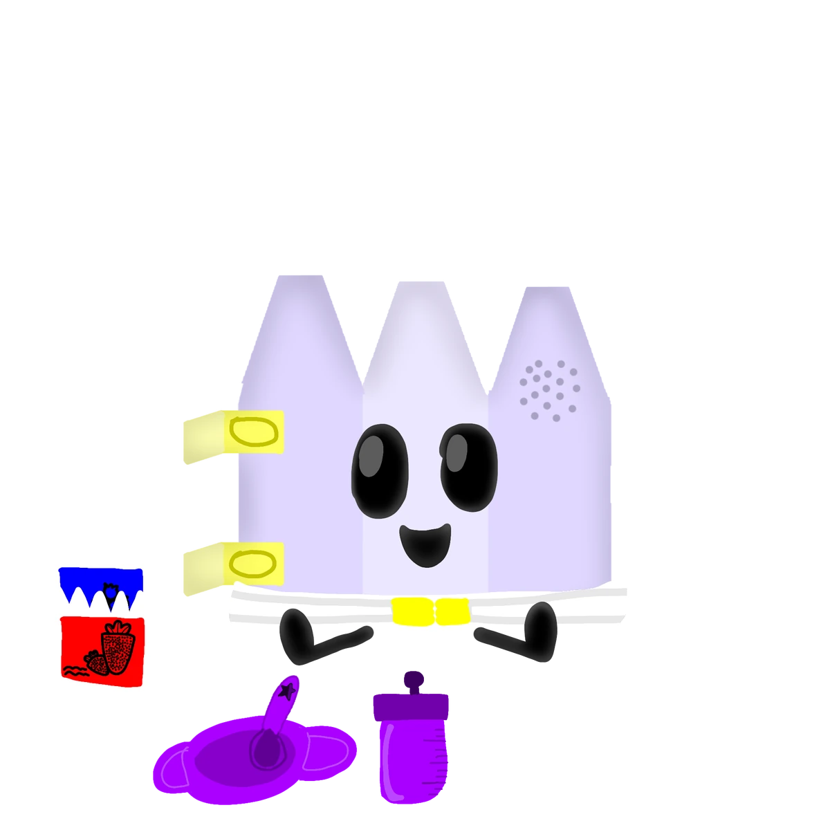 BFDI Baby Gaty Snack'n Fruits Doll | Fanmade Toys That Make Noise Wiki ...