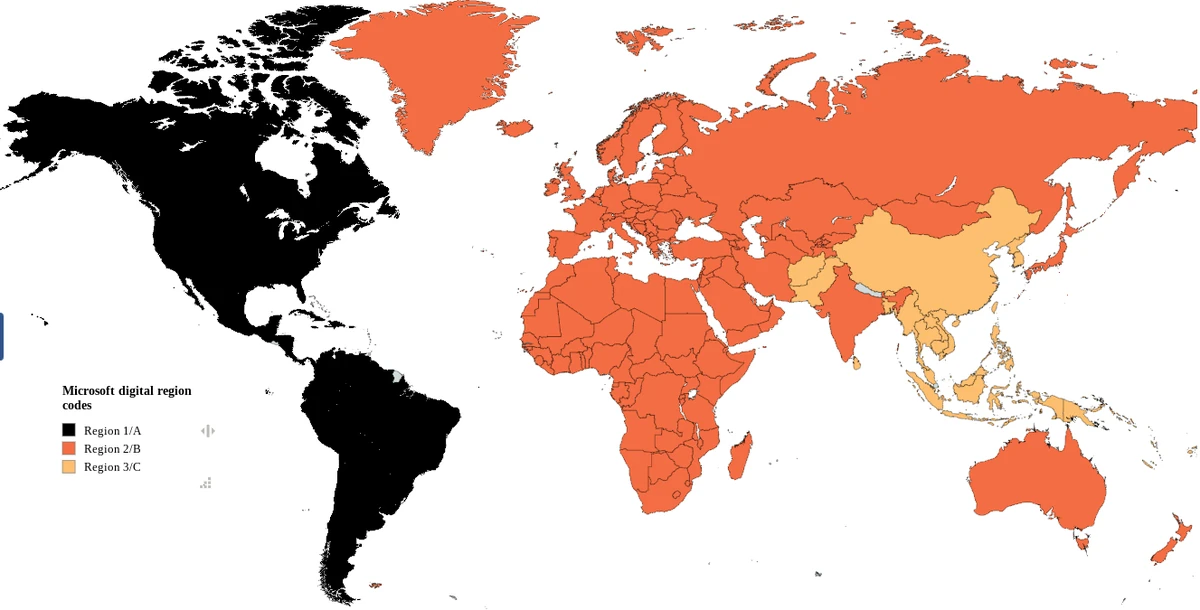 Microsoft Digital Region Codes | Fanmade TV Stations Wiki | Fandom
