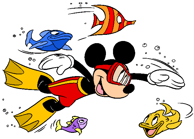 Mickey Mouse and his friends in their Bathing Suits | Fanmade Works ...