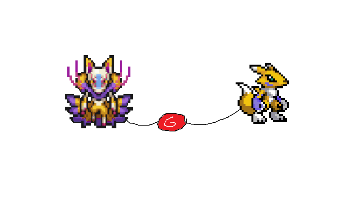 Kyubi and Renamon Duet | Fanmade Gemmys Wiki | Fandom