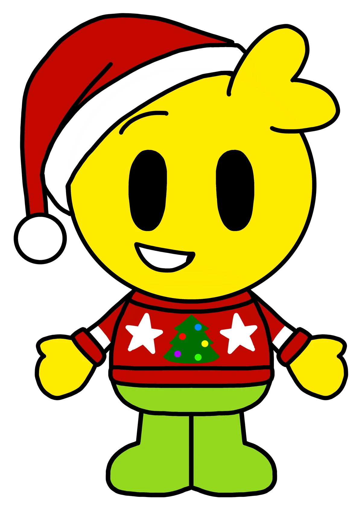 Airblown Inflatable Nooby in Christmas Tree Sweater | Fanmade Gemmys ...