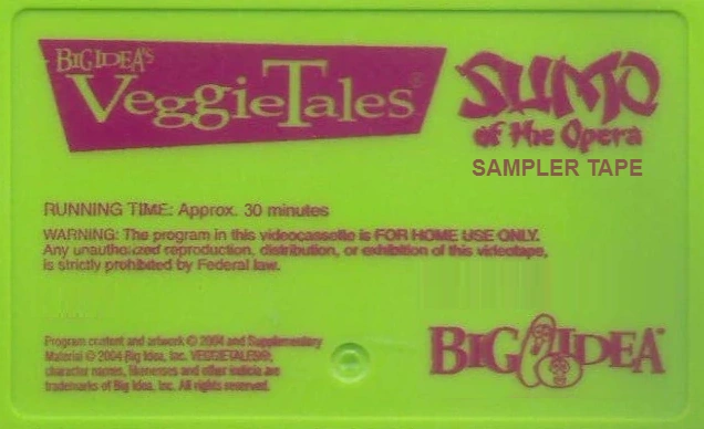 Sumo of the Opera Sampler (VHS) | Fanon Wiki | Fandom