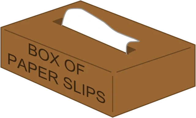 Box of Paper Slips | Fanon Wiki | Fandom