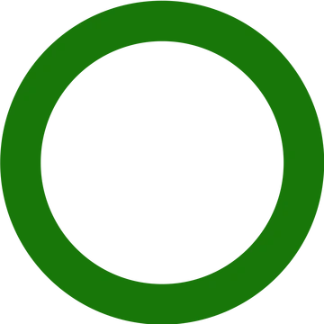 Dark Green Circle Outline