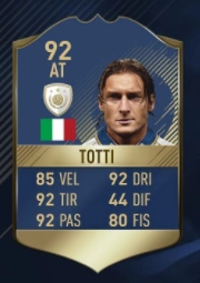 Francesco Totti Card FIFA 18 (Ícono) (92) | Fútbol Fanon Wiki | Fandom