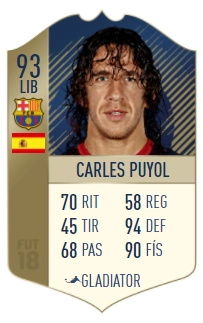 Carles Puyol Card (Icon 93 LIB) | Fútbol Fanon Wiki | Fandom