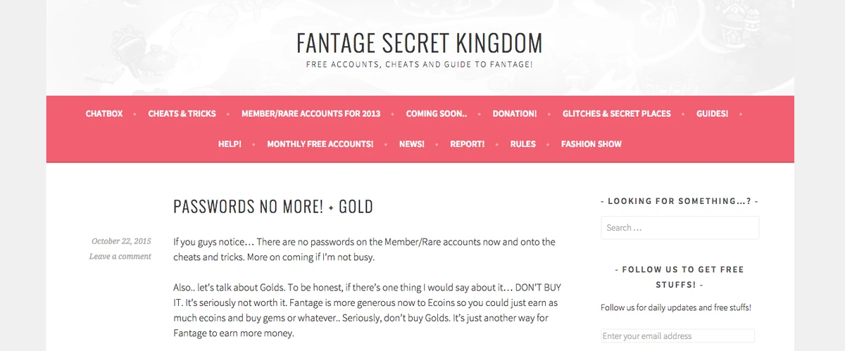 Fantage Secret Kingdom | The Fantage Wiki! | Fandom
