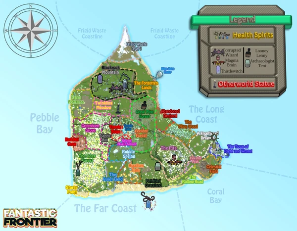 Map of Fantastic Frontier | Fantastic Frontier Roblox Wiki | Fandom