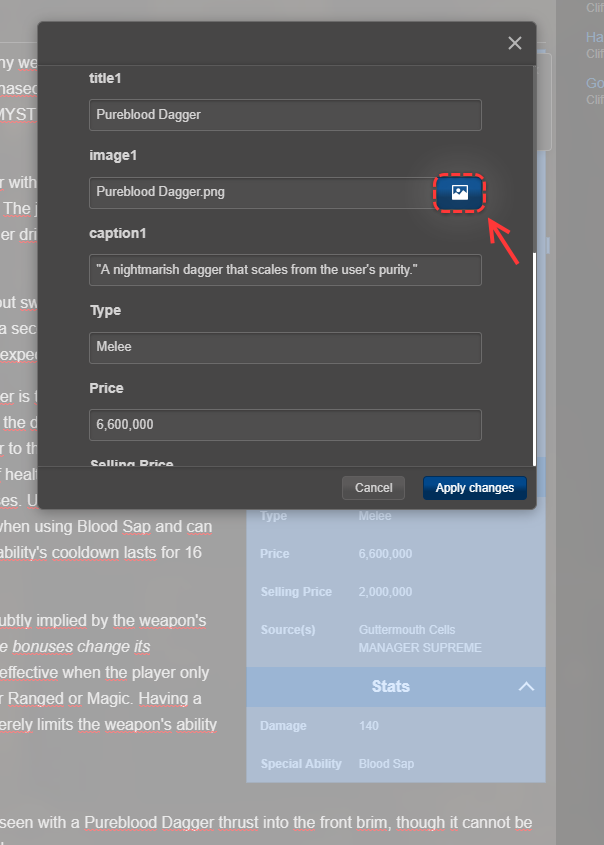 Wiki Editing Guide - Using infoboxes | Fantastic Frontier Roblox Wiki ...