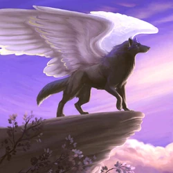 Evil Winged Wolf