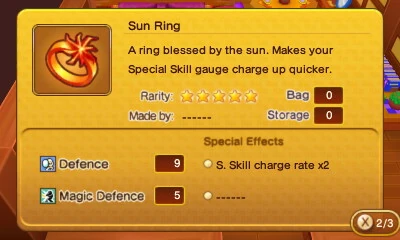 Sun Ring | Fantasy Life Wiki | Fandom