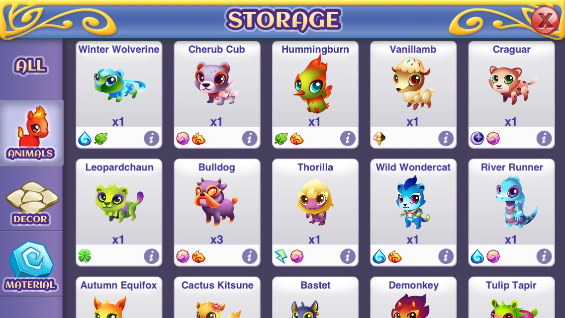 Storage | Fantasy Forest Story Wiki | Fandom
