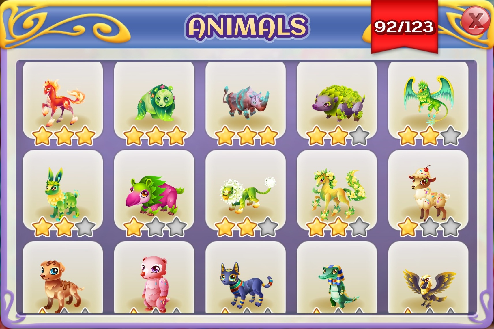 Fantasy Forest Story Legendary Animals