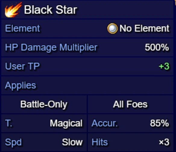 Black Star | Fantasy World Souls Wiki | Fandom