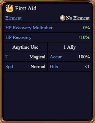 First Aid | Fantasy World Souls Wiki | Fandom