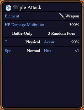 Triple Attack | Fantasy World Souls Wiki | Fandom