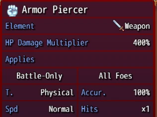 Armor Piercer | Fantasy World Souls Wiki | Fandom