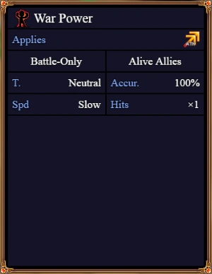 War Power | Fantasy World Souls Wiki | Fandom