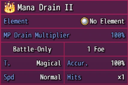 Mana Drain II | Fantasy World Souls Wiki | Fandom