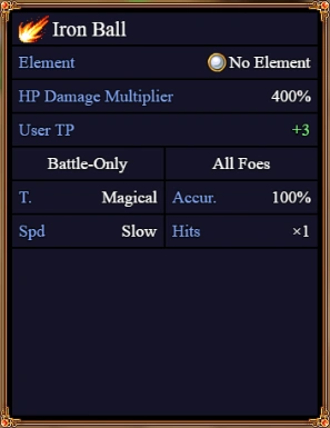 Iron Ball | Fantasy World Souls Wiki | Fandom