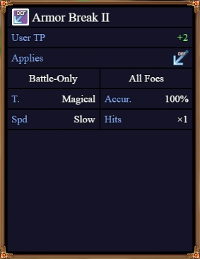 Armor Break II | Fantasy World Souls Wiki | Fandom
