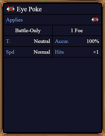 Eye Poke | Fantasy World Souls Wiki | Fandom