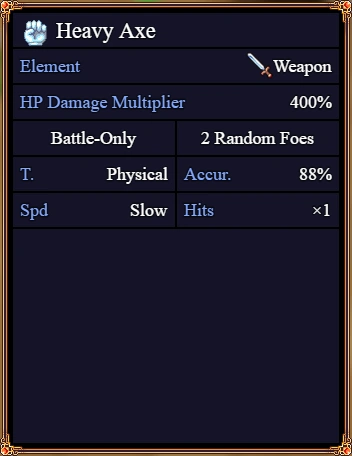 Heavy Axe | Fantasy World Souls Wiki | Fandom