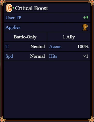 Critical Boost | Fantasy World Souls Wiki | Fandom